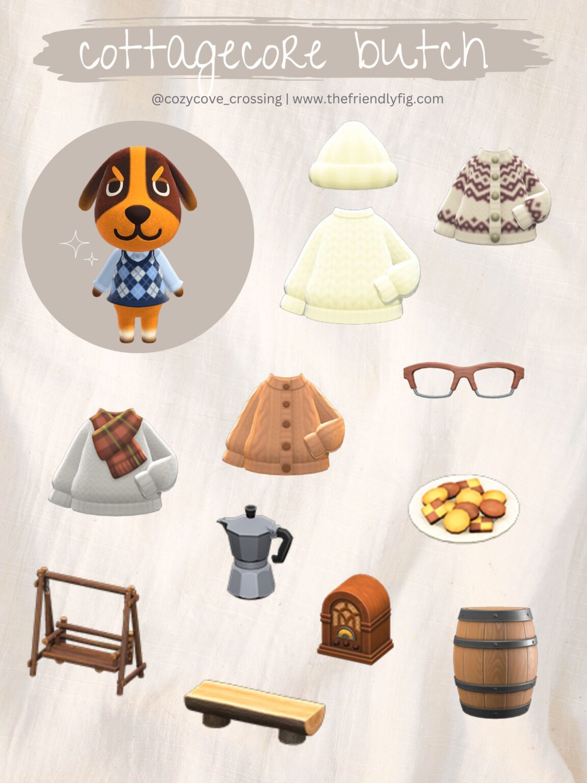 ACNH Cottagecore Ideas & Inspiration - The Friendly Fig