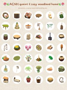 ACNH Item Guides by Theme - The Friendly Fig