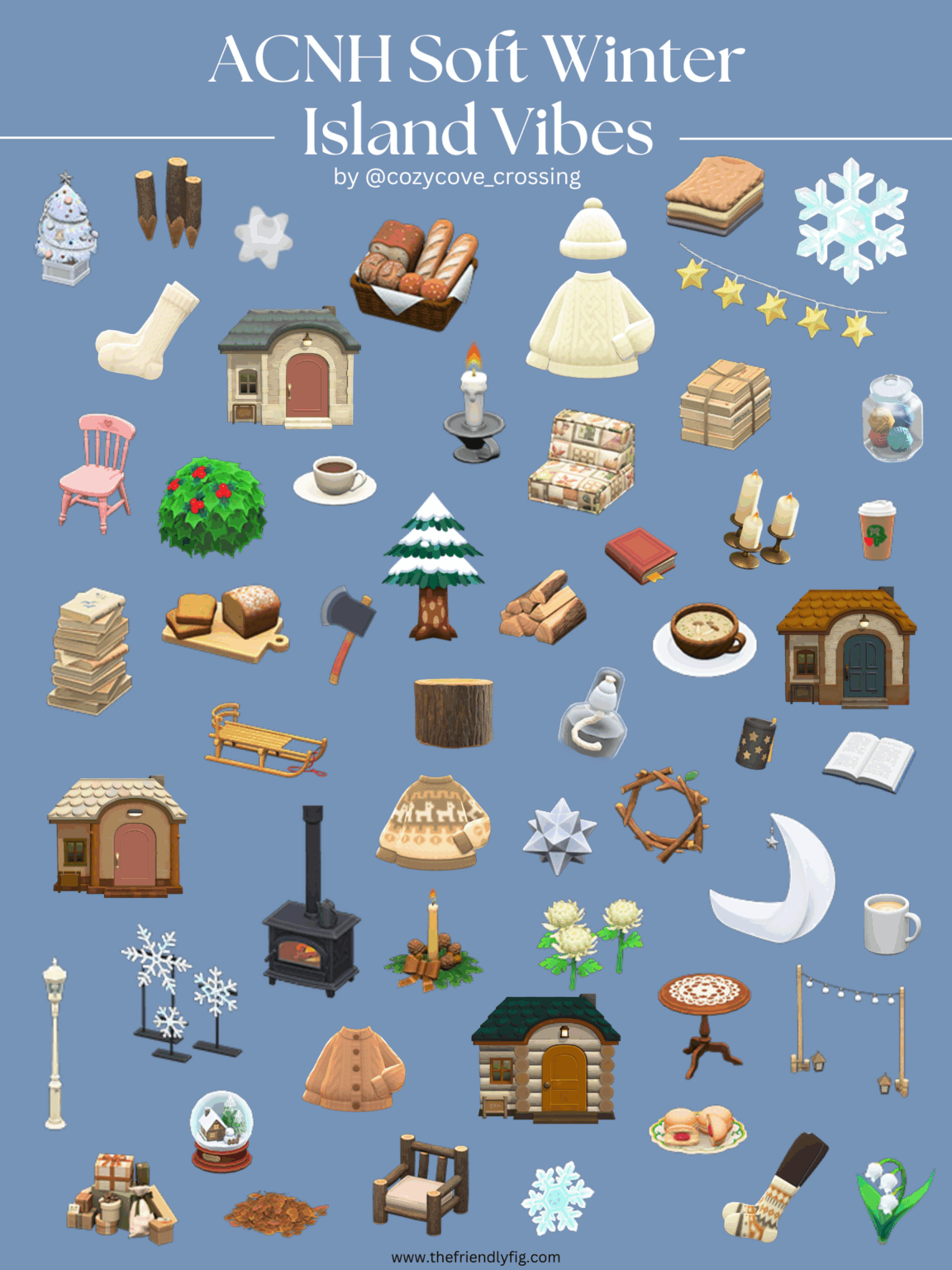 ACNH Item Guides by Theme - The Friendly Fig
